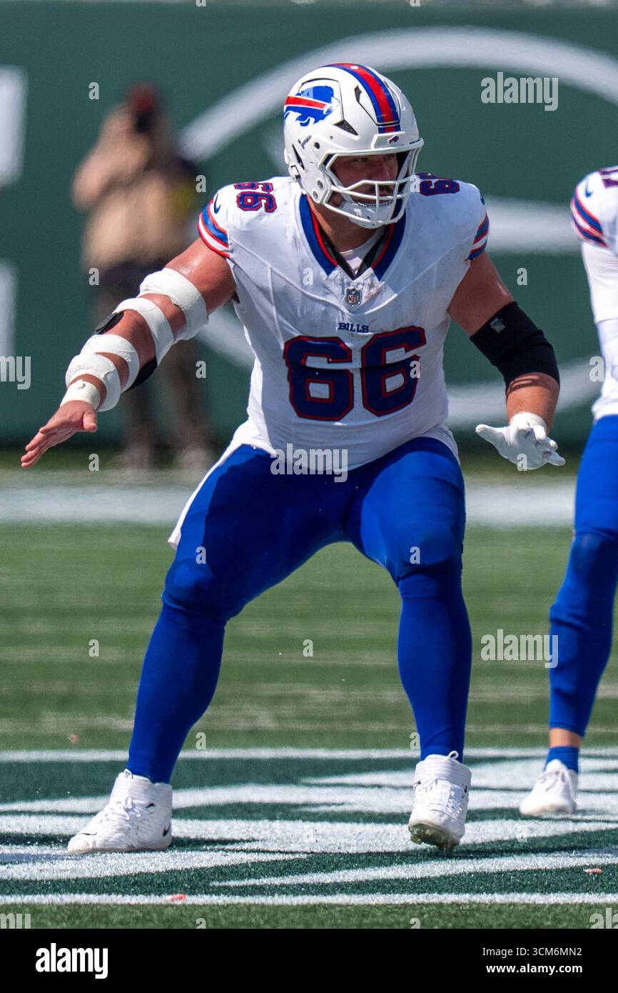 Buffalo Bills guard Connor McGovern (66) in action during an NFL ...