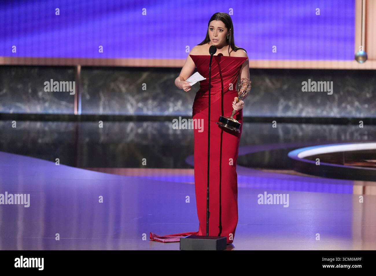 Cristin Milloti accepts the award for outstanding lead actress in a ...