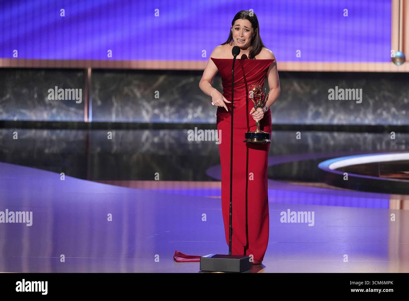 Cristin Milloti accepts the award for outstanding lead actress in a ...