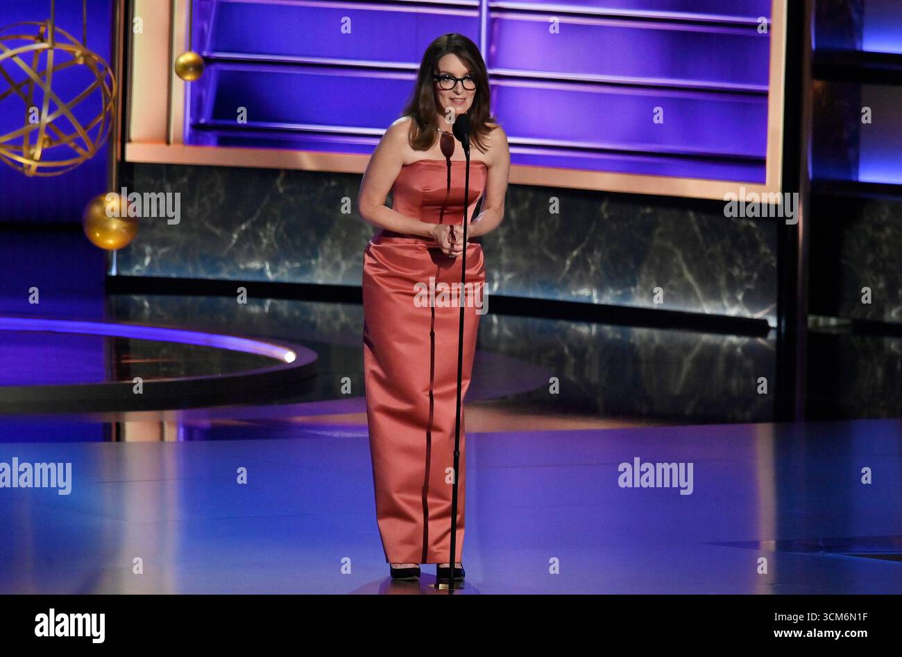 Tina Fey speaks onstage at the 77th annual Primetime Emmy Awards at the Peacock Theater in Los ...