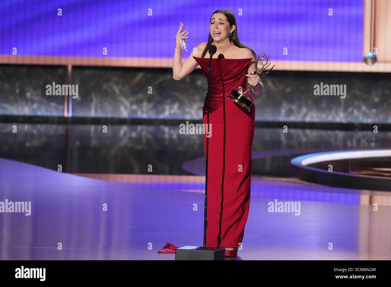 Cristin Milloti accepts the award for outstanding lead actress in a ...