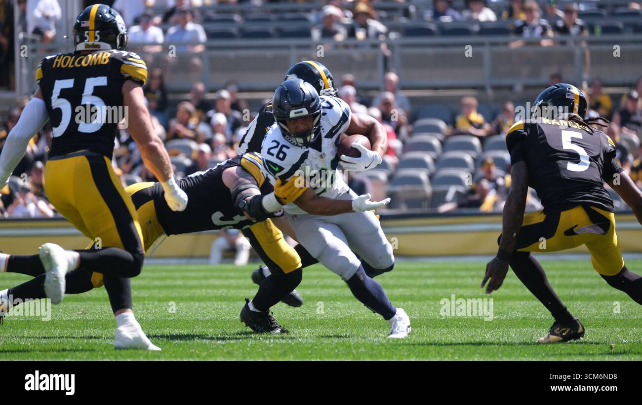 Zach charbonnet seahawks 2025 hi-res stock photography and images - Alamy