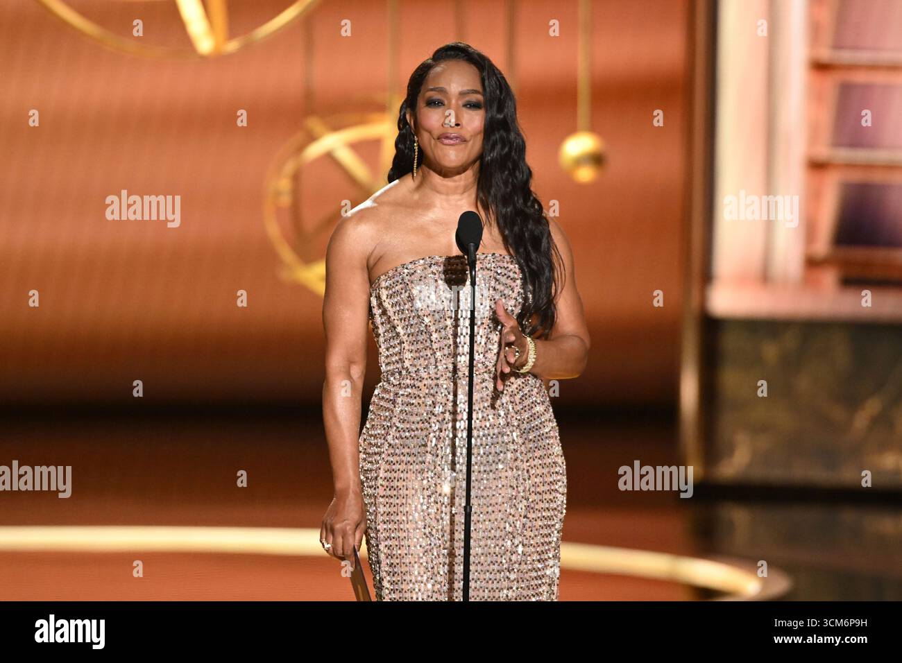 Angela Bassett presents the nominees for Outstanding Lead Actress in a ...