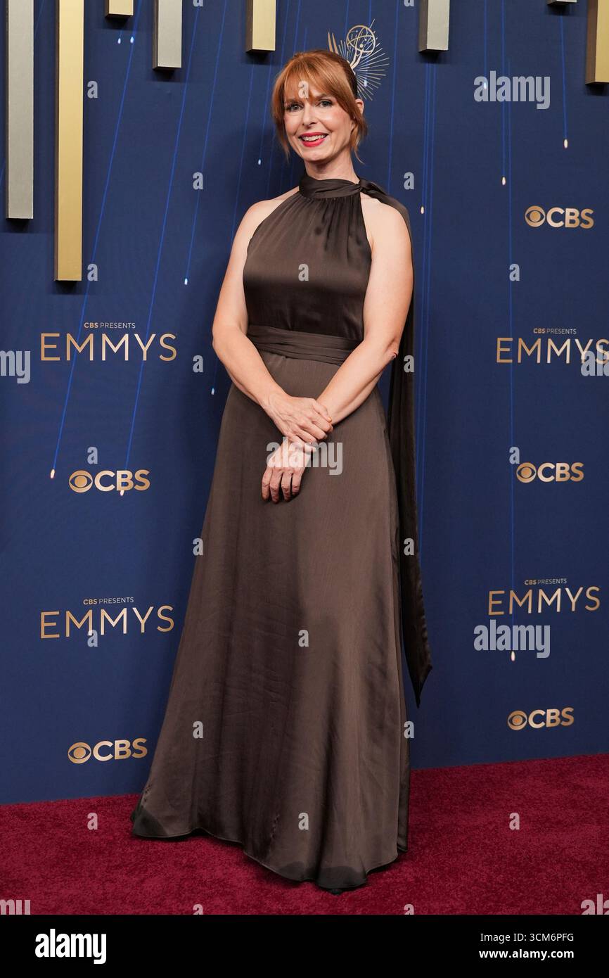 Terri Murphy arrives at the 77th Primetime Emmy Awards on Sunday, Sept ...