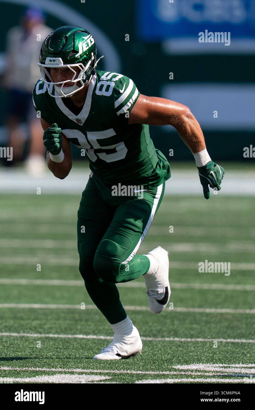 New York Jets tight end Mason Taylor (85) in action during an NFL ...