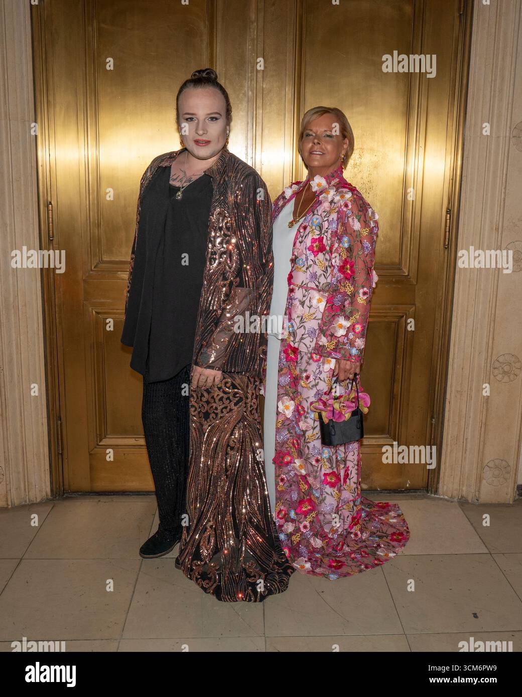Chris Avery Bennet and Trisha Bray attends Malan Breton SS26 NYFW Front ...