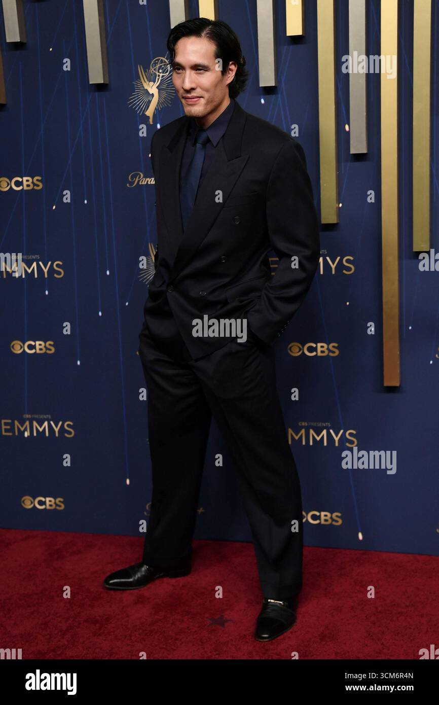 Desmond Chiam arrives at the 77th Primetime Emmy Awards on Sunday, Sept ...