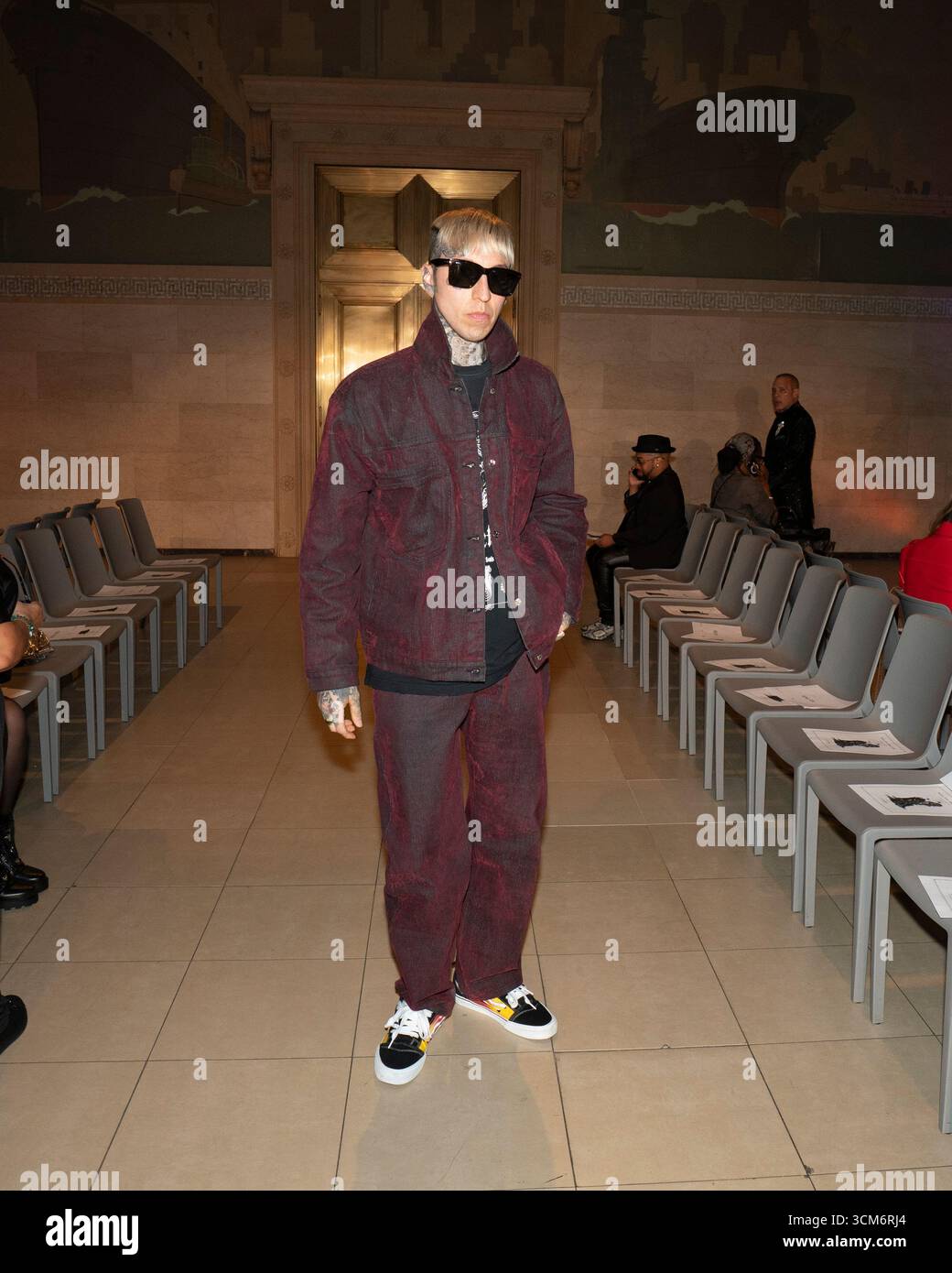 Chris Lavish attends Malan Breton SS26 NYFW Front Rowat Leman Ballroom ...