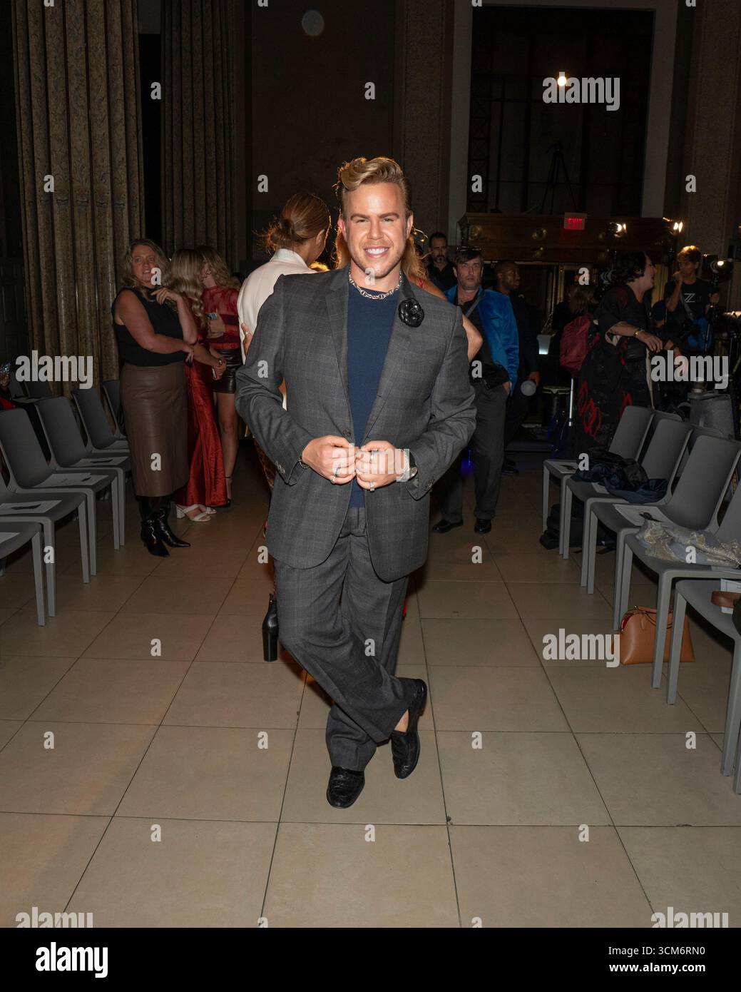 Andrew Werner attends Malan Breton SS26 NYFW Front Rowat Leman Ballroom ...