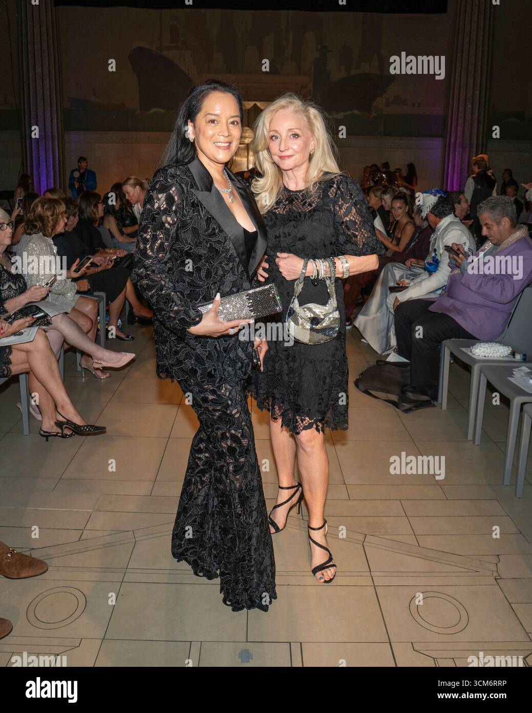 Cassandra Seidenfeld and Barbara Tate attends Malan Breton SS26 NYFW ...