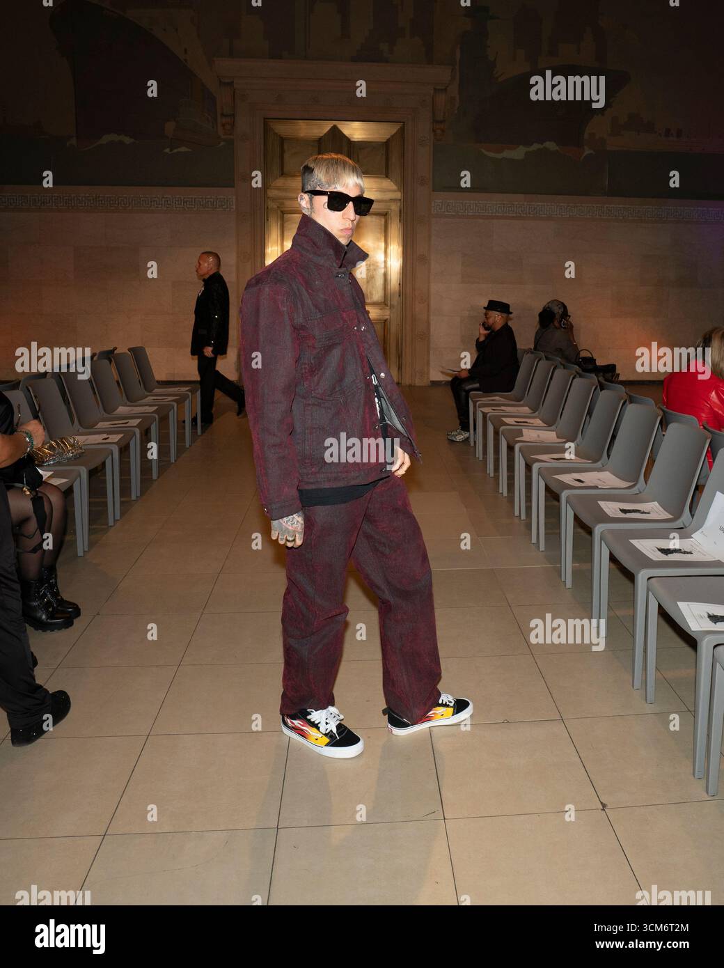 Chris Lavish attends Malan Breton SS26 NYFW Front Rowat Leman Ballroom ...