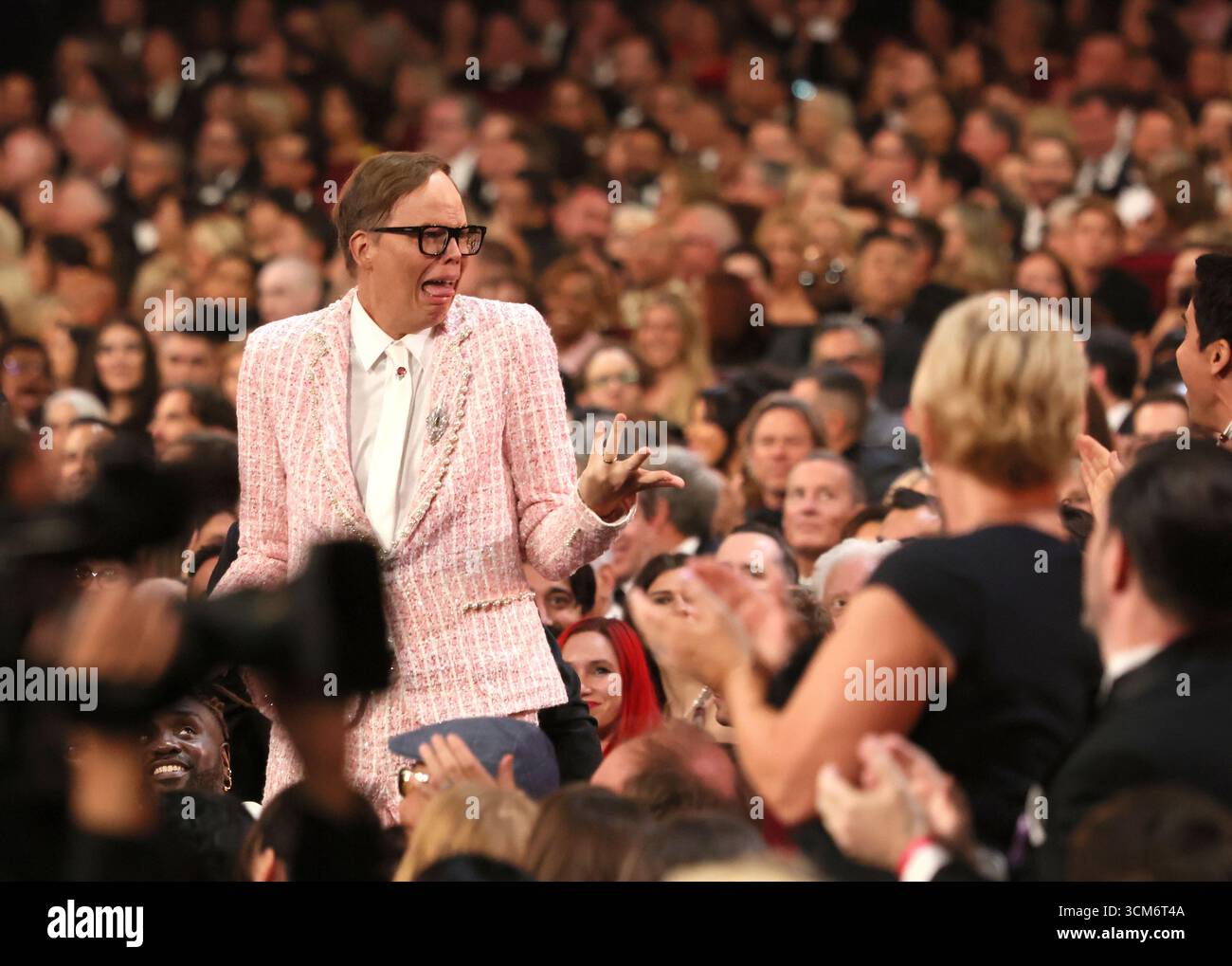 Jeff Hiller accepts the Outstanding Supporting Actor in a Comedy Series ...