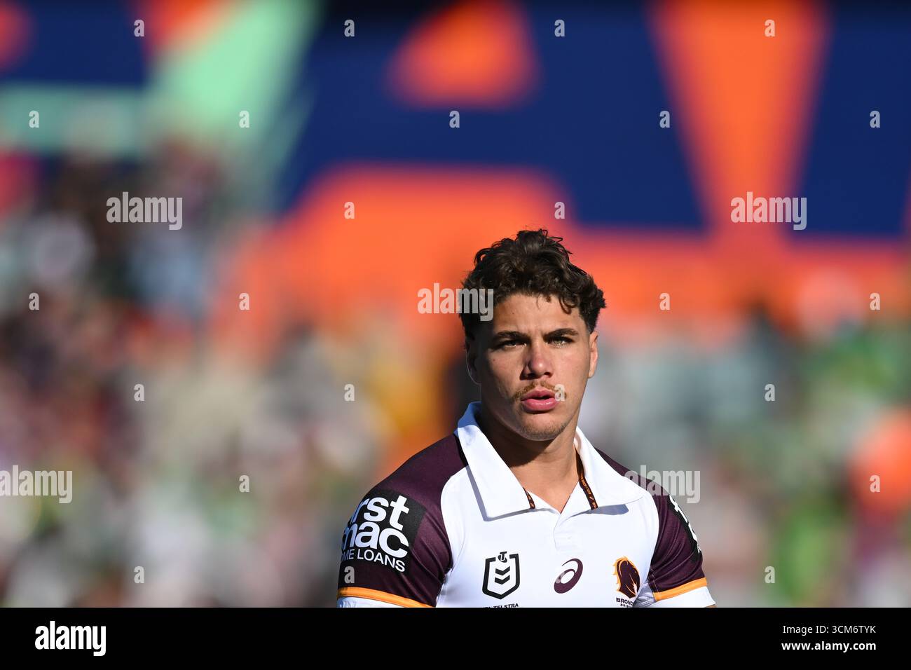 Reece Walsh of the Broncos reacts during the NRL Qualifying Final match ...