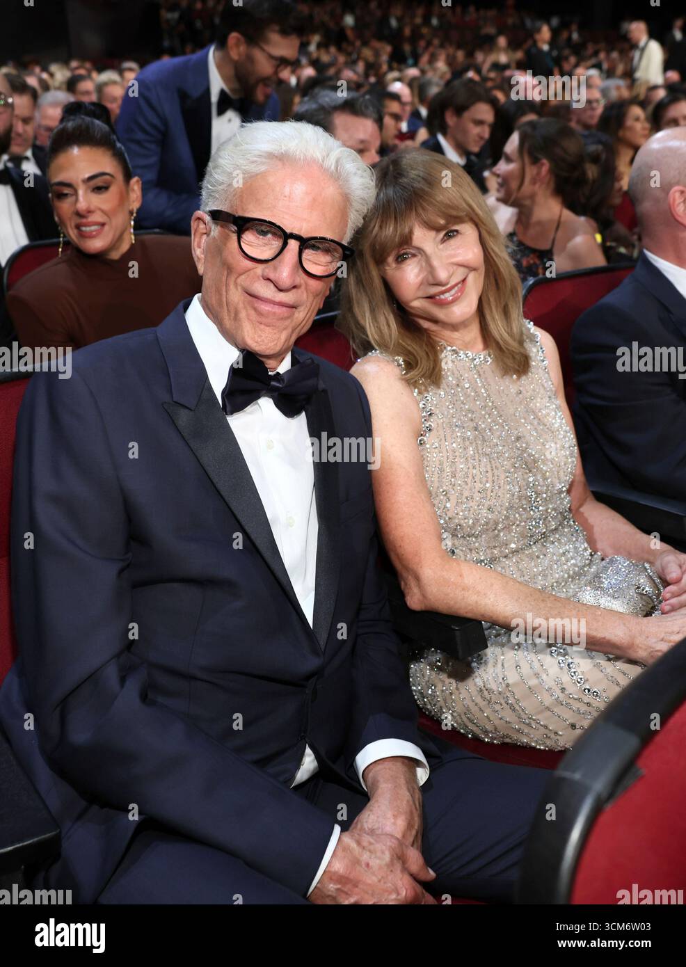 Ted Danson, left, and Mary Steenburgen at the 77th Emmy Awards on ...