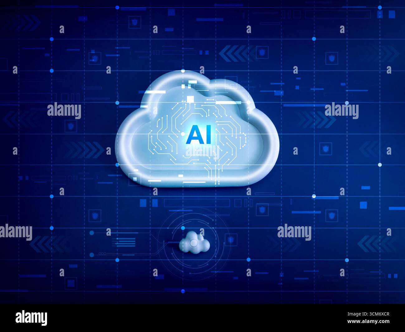 Ai brain icon digital hi-res stock photography and images - Alamy