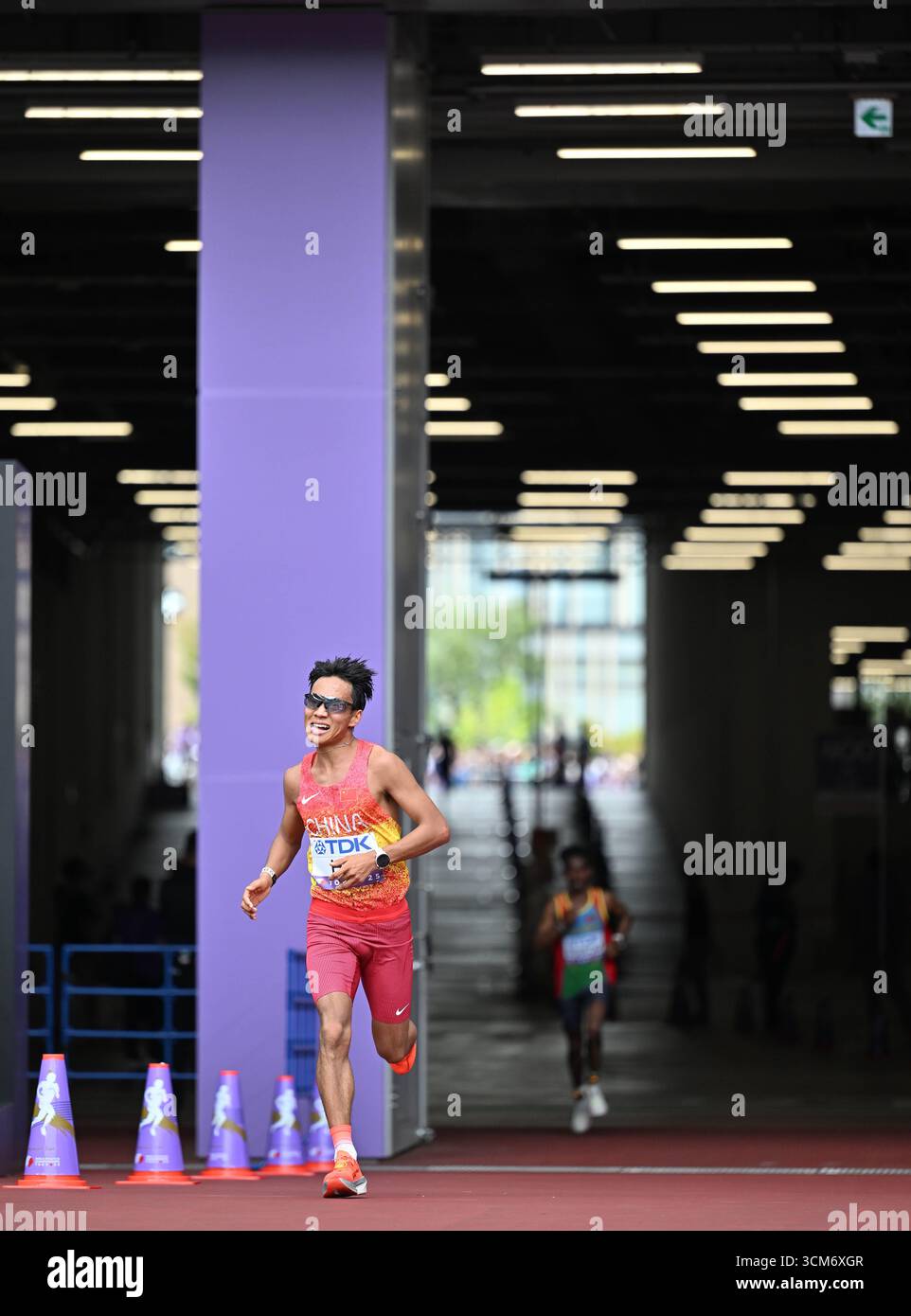 Tokyo, Japan. 15th Sep, 2025. He Jie of China competes during the men's ...