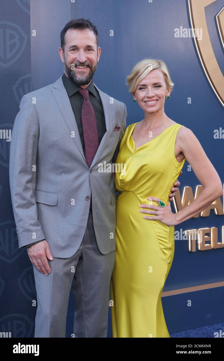 Noah Wyle and Sara Wells attends the Warner Bros. Television Group's 77th Primetime Emmy Awards ...