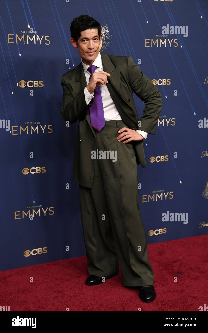 Christopher Chung arrives at the 77th Primetime Emmy Awards on Sunday ...
