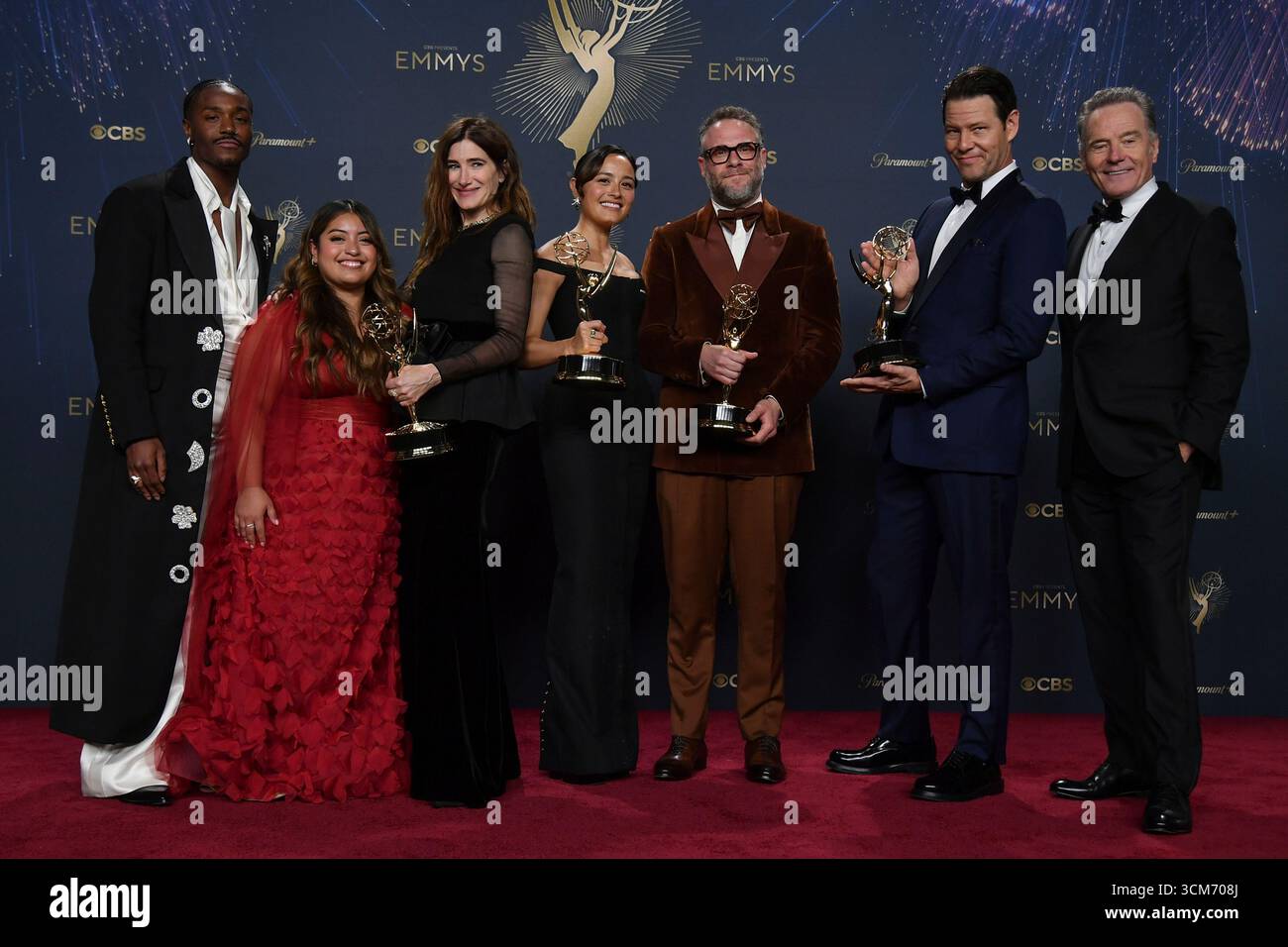 Dewayne Perkins, from left, Keyla Monterroso Mejia, Kathryn Hahn,Chase ...