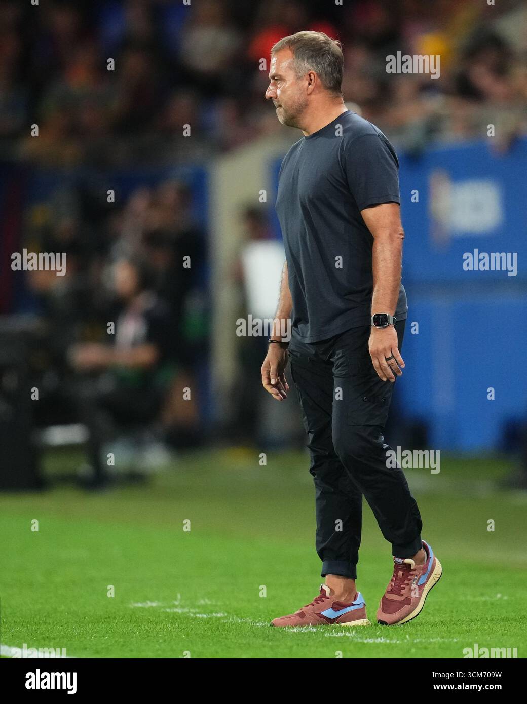 FC Barcelona head coach Hansi Flick during the La Liga EA Sports match ...