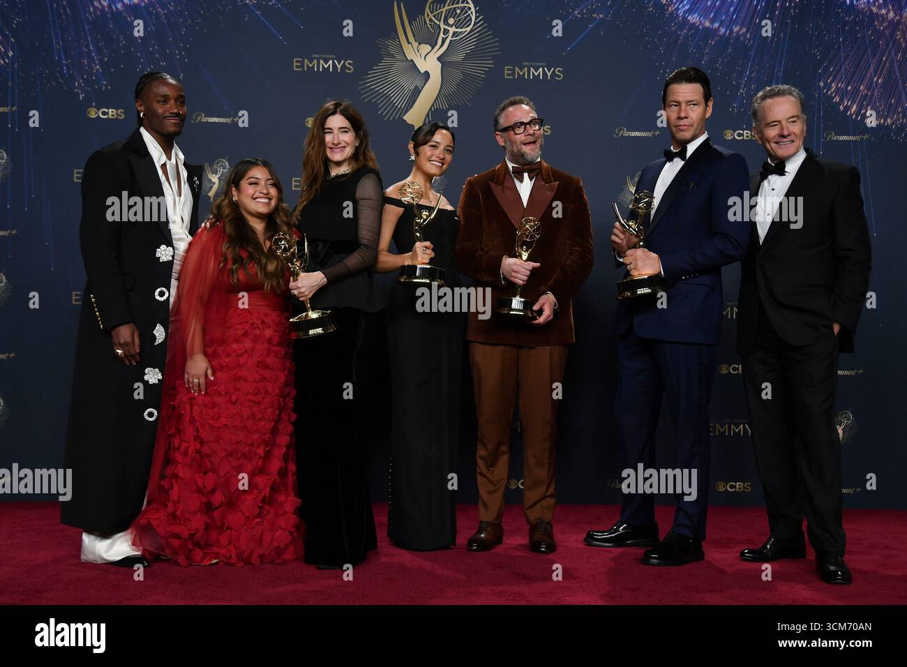 Dewayne Perkins, from left, Keyla Monterroso Mejia, Kathryn Hahn,Chase ...