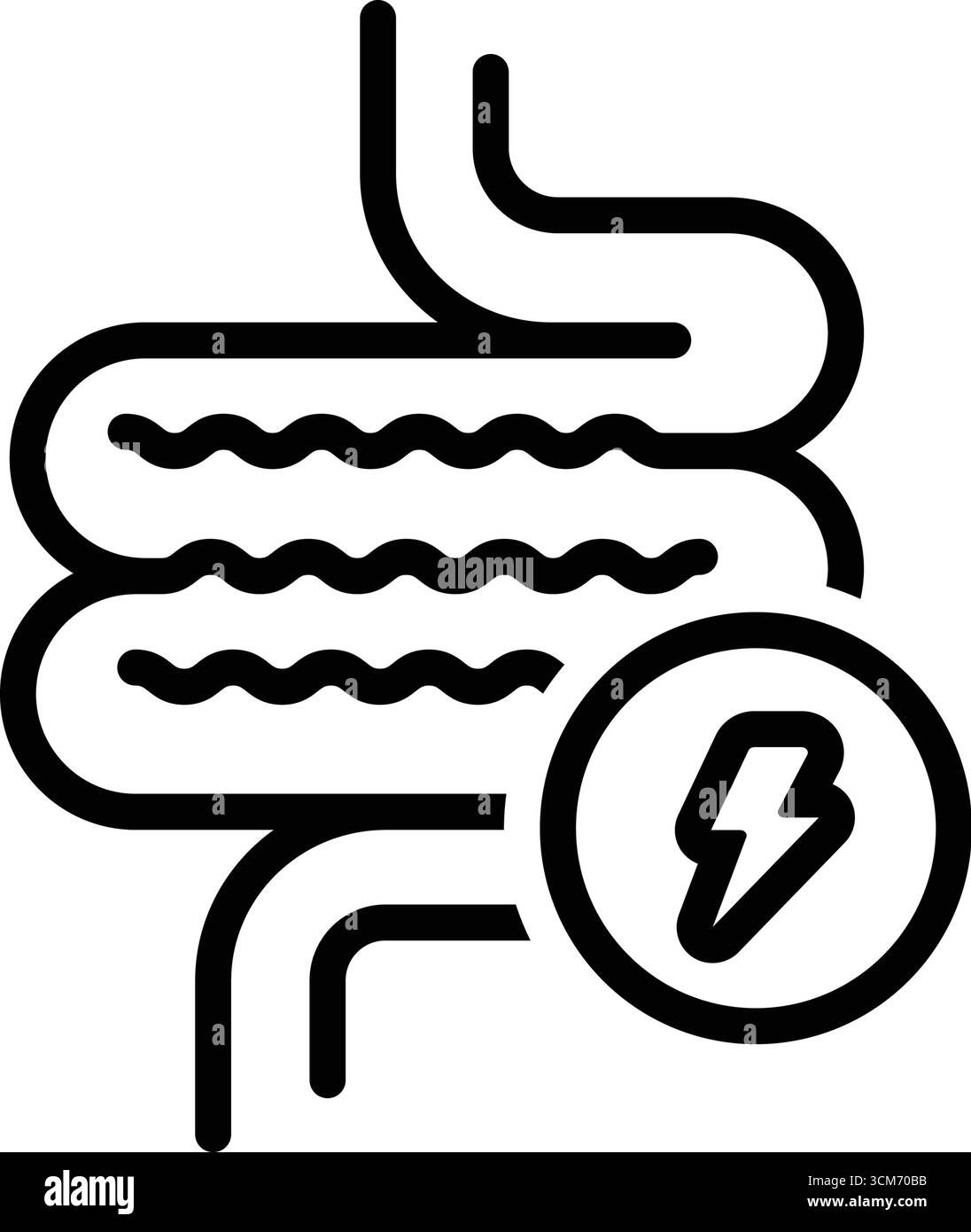 Gastric discomfort Stock Vector Images - Alamy