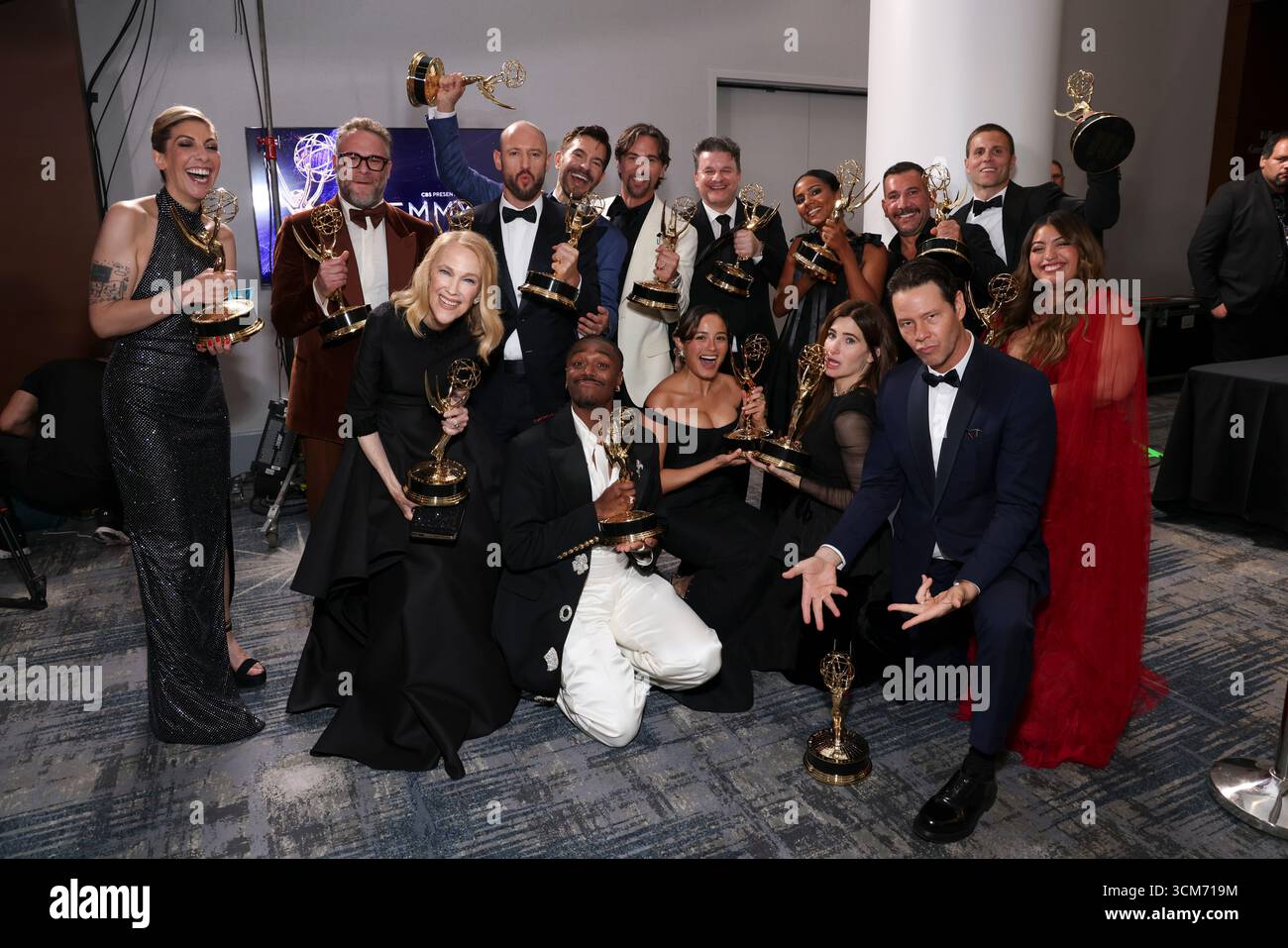 EXCLUSIVE - The team from "The Studio" picks up their official Emmy ...