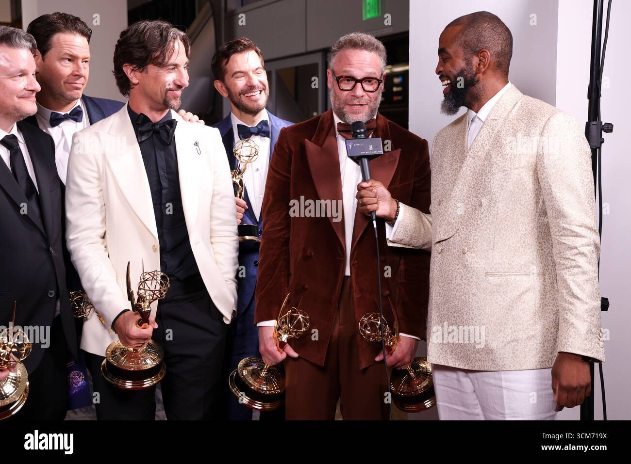 EXCLUSIVE - The team from "The Studio" picks up their official Emmy ...