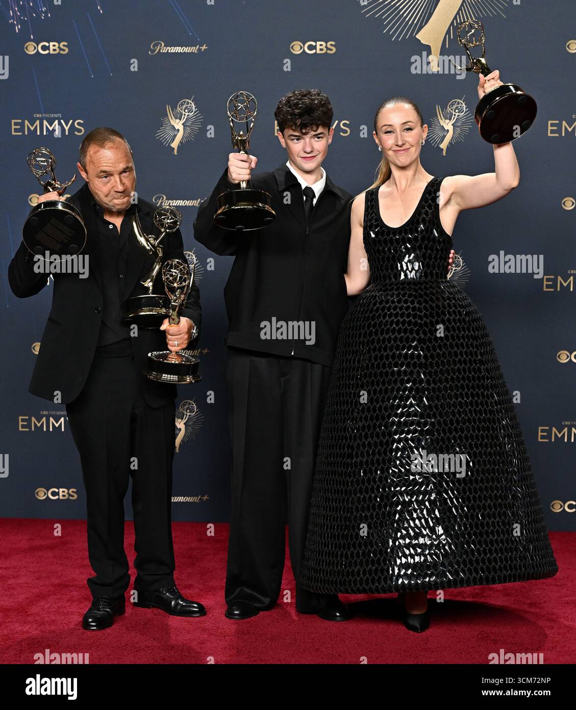 Los Angeles, USA. 14th Sep, 2025. Stephen Graham, Owen Cooper and Erin ...