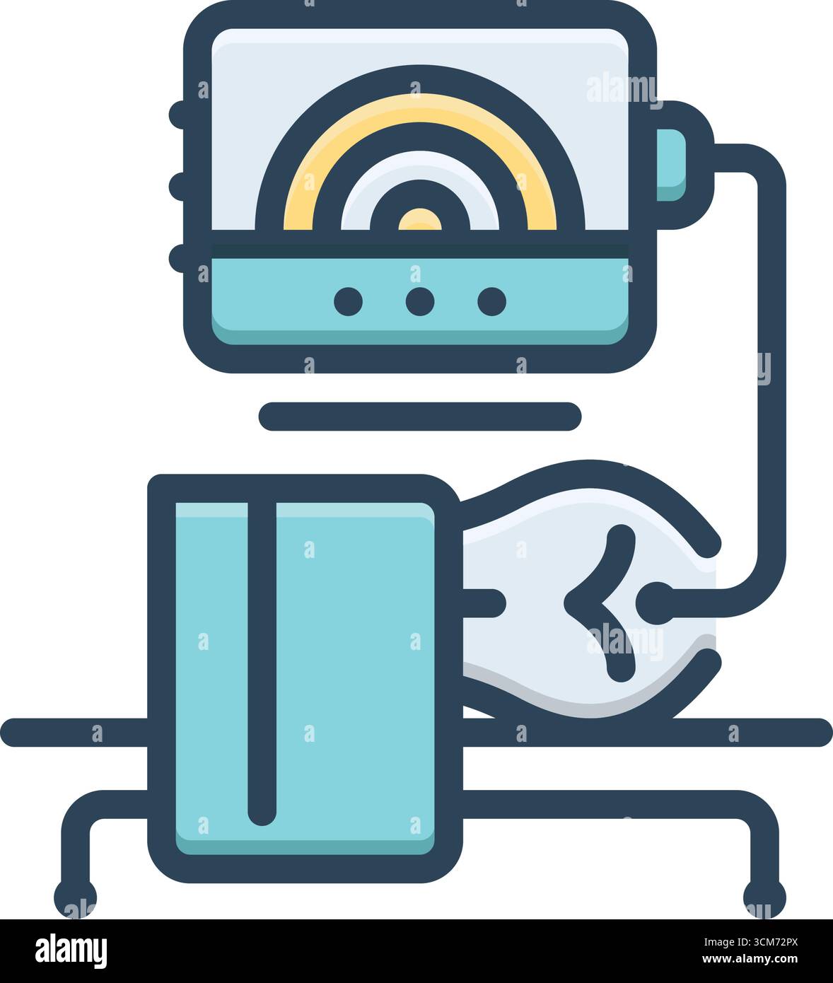 Endoscopy vector vectors Cut Out Stock Images & Pictures - Alamy