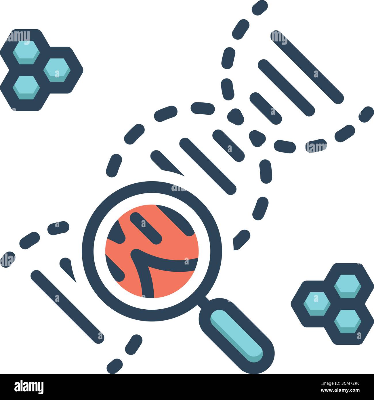 Dna analysis icon Stock Vector Images - Alamy