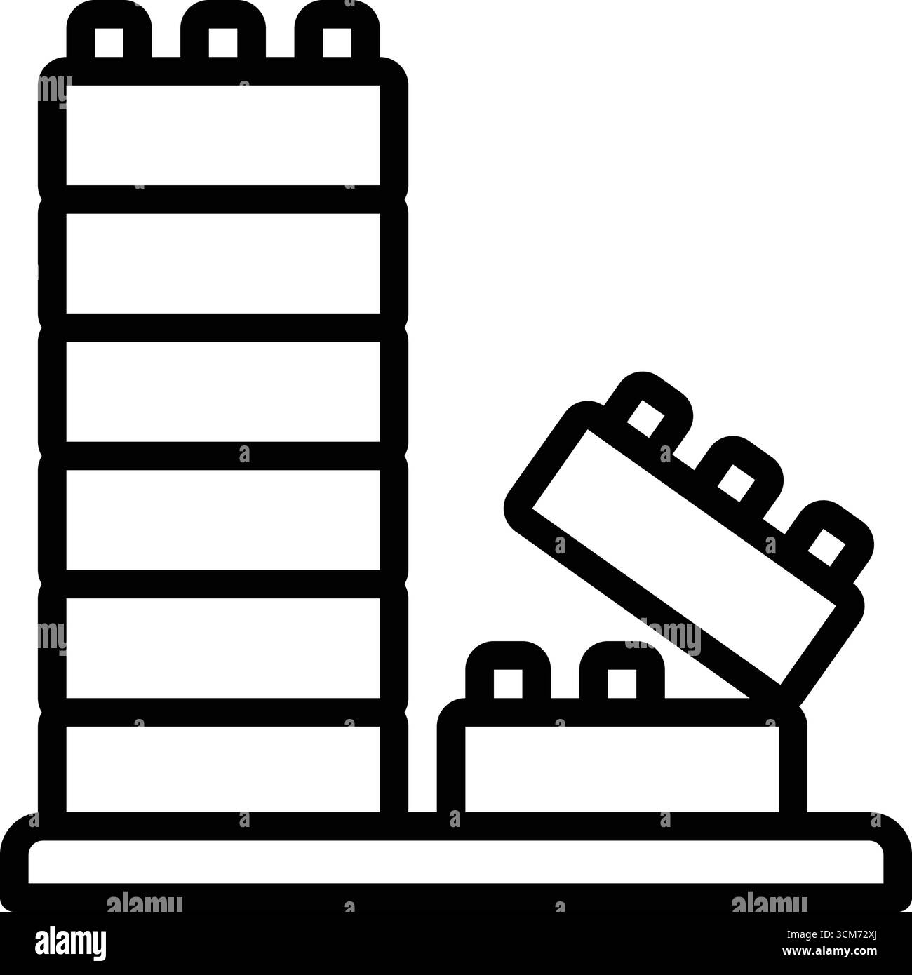 Icon building blocks Stock Vector Images - Alamy