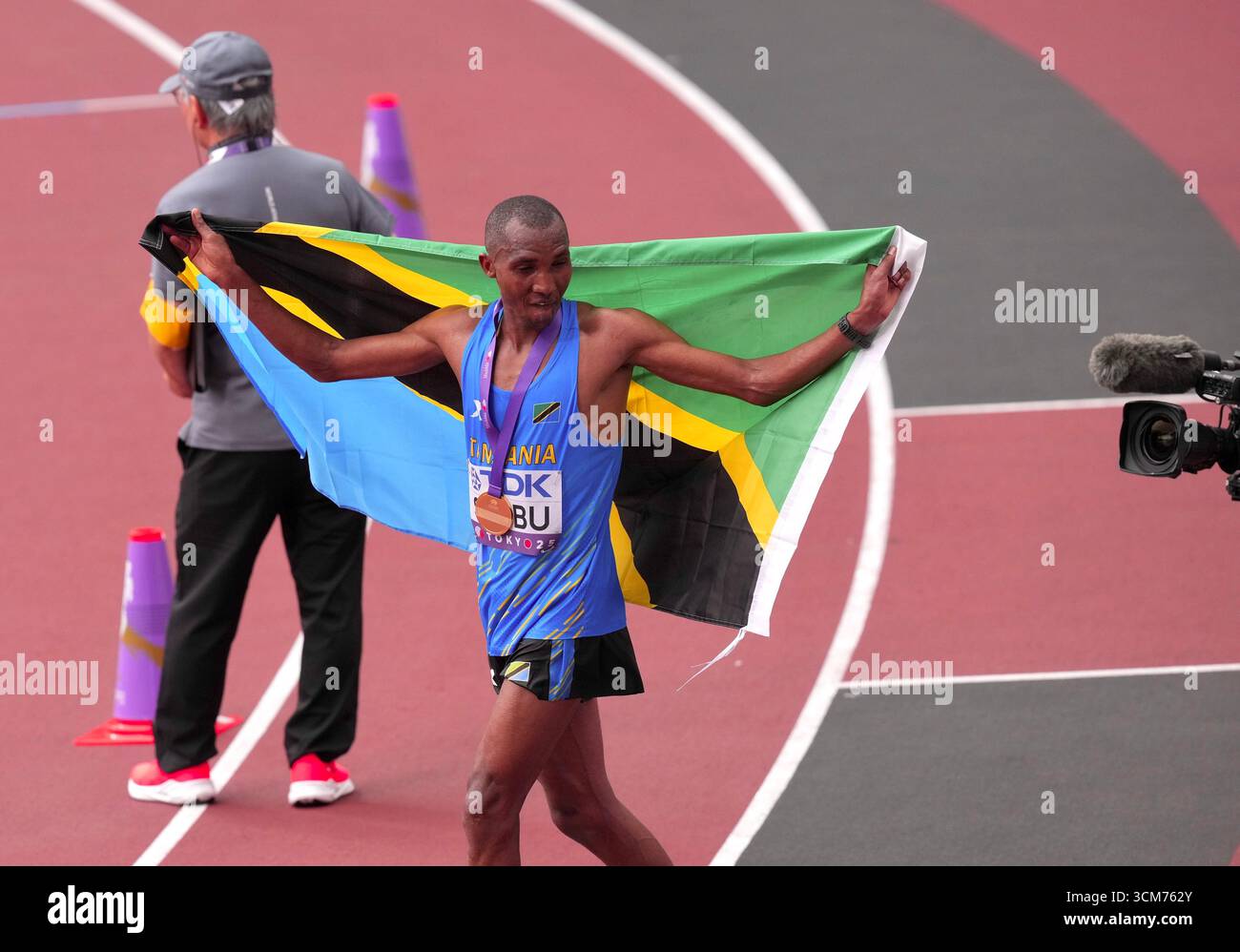 Tokyo, Japan. 15th September, 2025. Alphonce Felix Simbu🇹🇿 of Tanzania ...