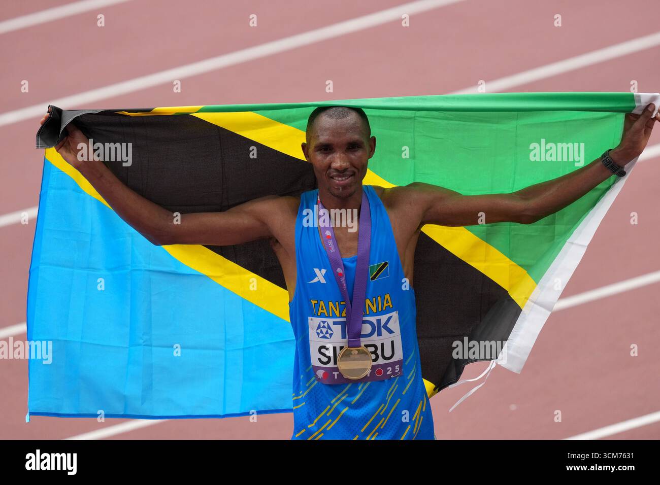 Tokyo, Japan. 15th September, 2025. Alphonce Felix Simbu🇹🇿 of Tanzania ...
