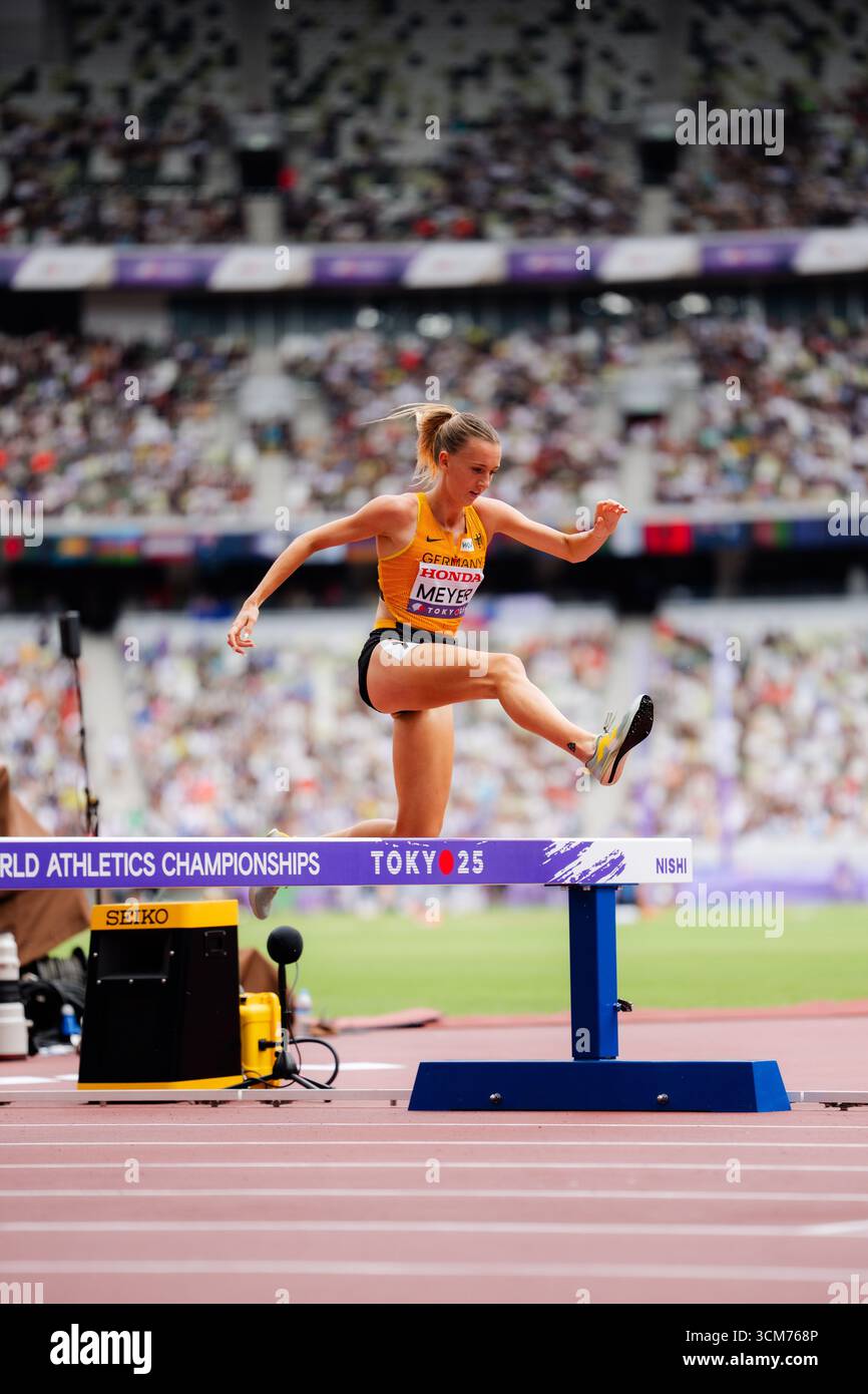 Lea Meyer (GER) during the World Athletics Championships on 15.09.2025 in Tokyo Stock Photo - Alamy