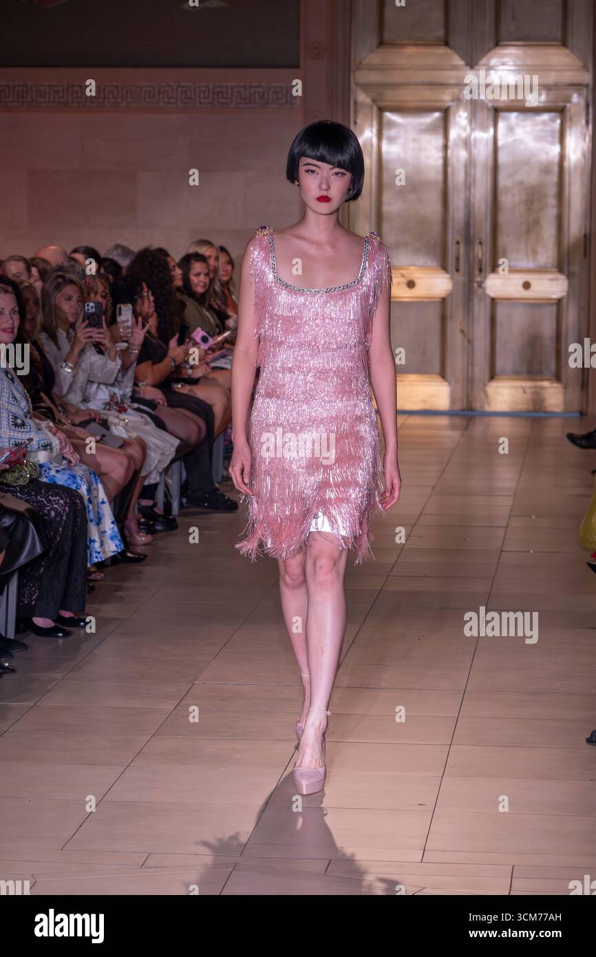 Models walk the Malan Breton SS26 NYFW Runway at Leman Ballroom in New ...