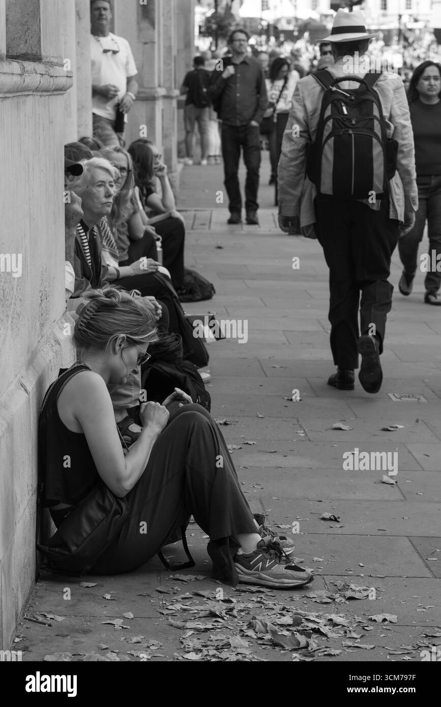 England london westminster strand Black and White Stock Photos & Images ...