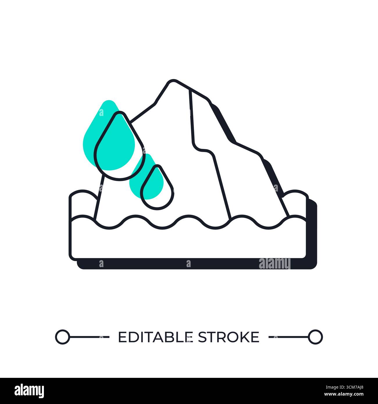 Melting ice and snow Cut Out Stock Images & Pictures - Alamy