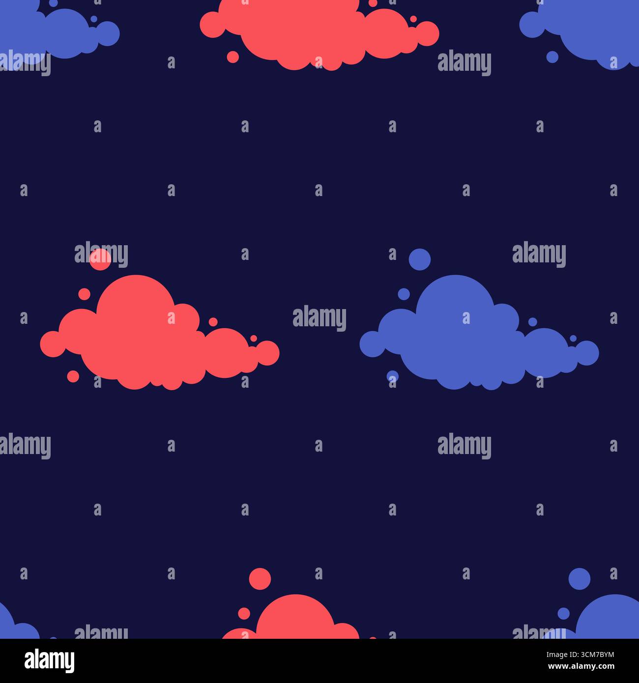 Bright simple childish seamless Stock Vector Images - Alamy