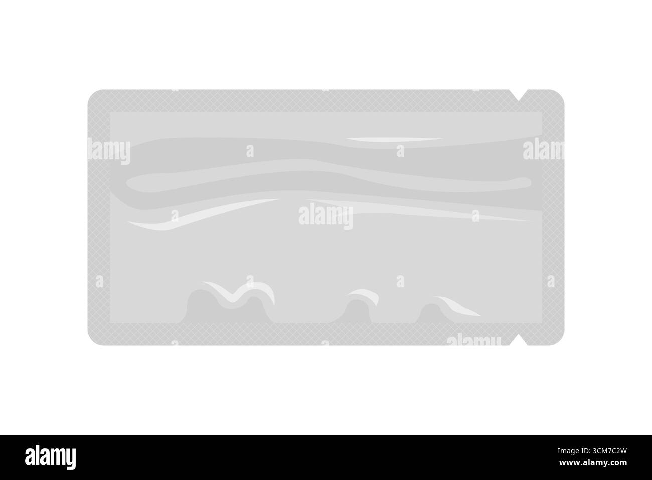 Blank plastic food sachet Black and White Stock Photos & Images - Alamy