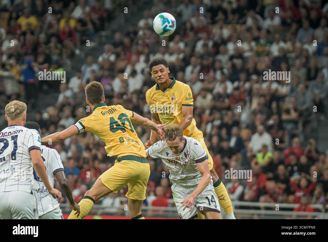 #5 Koni De Winter - AC Milan - in action during AC Milan vs Bologna FC ...