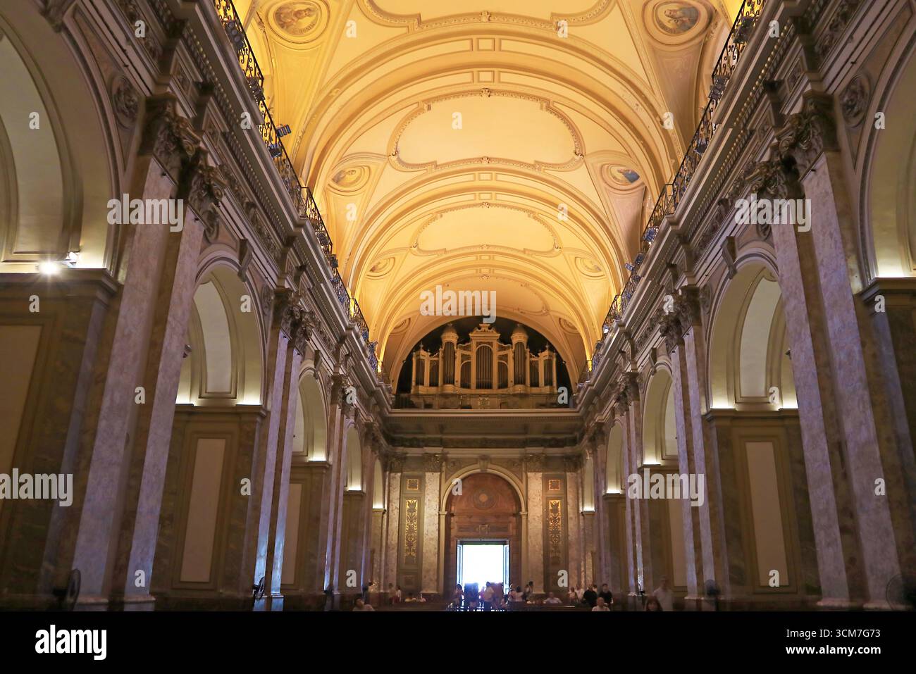 Imposing Interior of Buenos Aires Metropolitan Cathedral, Argentina ...