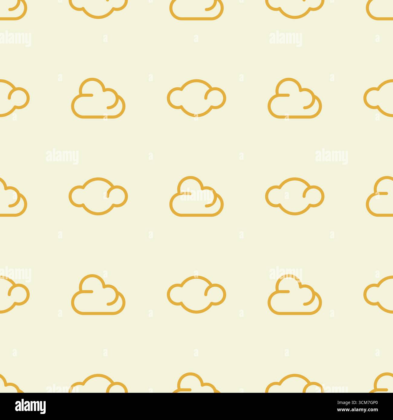 Seamless clouds pattern design Stock Vector Images - Alamy