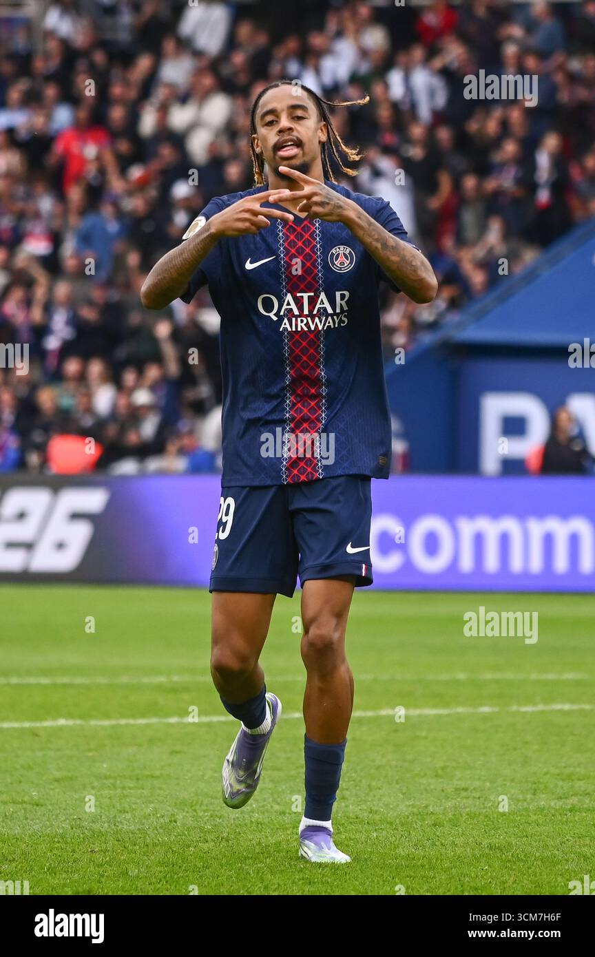 4th day of Ligue 1 McDonald's between PSG and RC LENS at the Parc des ...