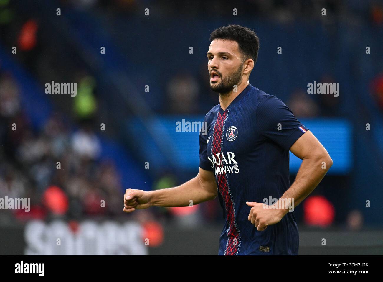 4th day of Ligue 1 McDonald's between PSG and RC LENS at the Parc des ...