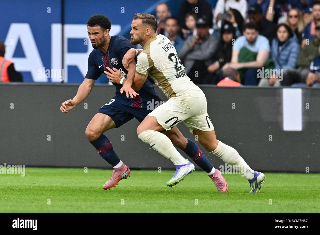 4th day of Ligue 1 McDonald's between PSG and RC LENS at the Parc des ...