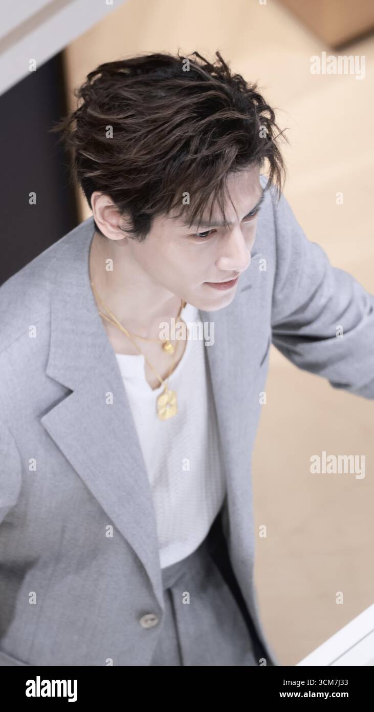 Chinese actor, singer and dancer Luo Yunxi attends an activity in ...