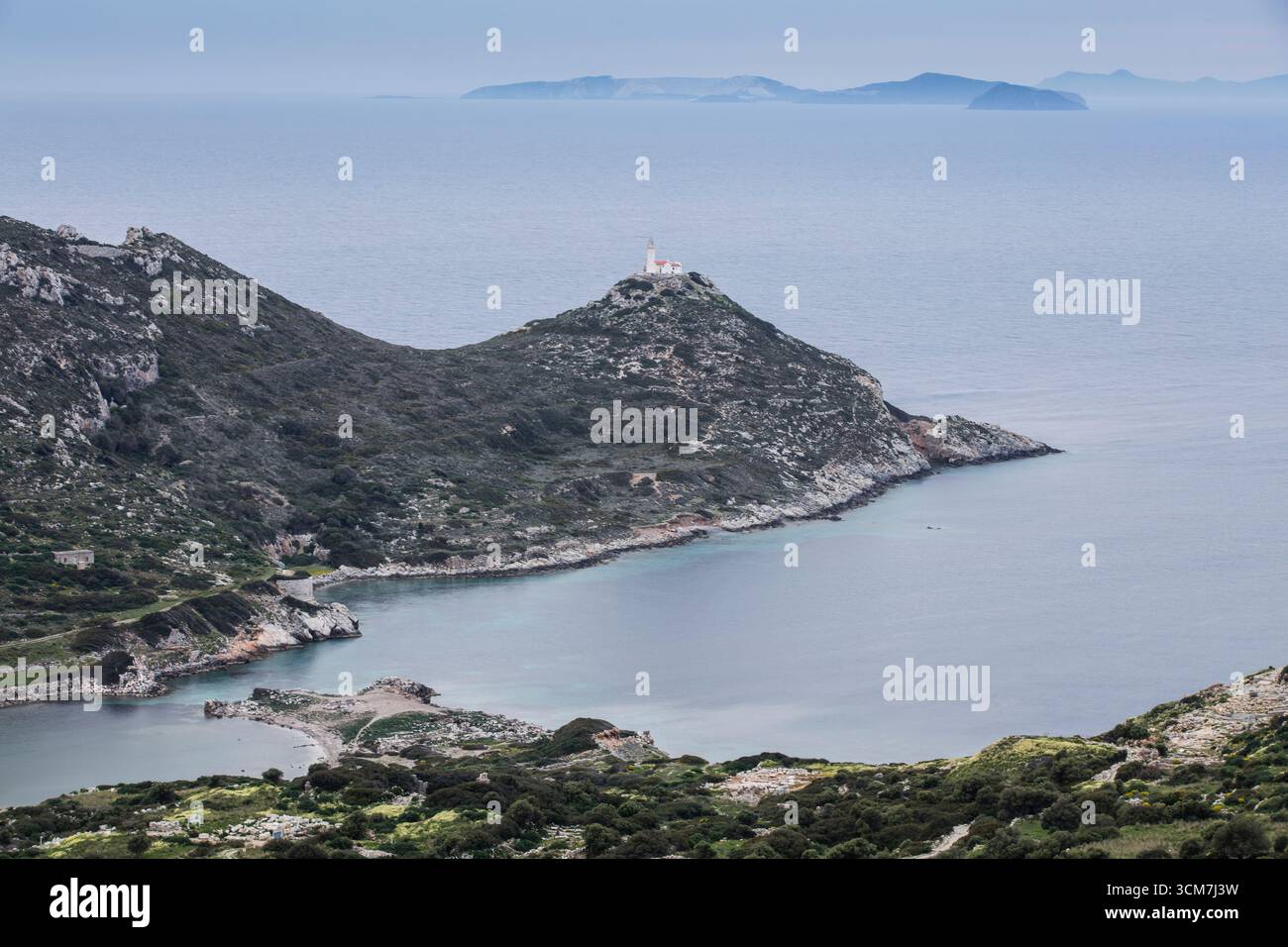 Aerial view of Cape Knidos Datca Peninsula Turkey Stock Photo - Alamy