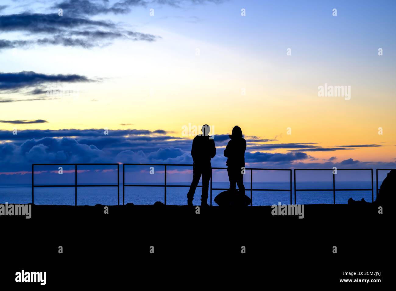 A beautiful view on the PR8 hiking trail on the island of Madeira Stock ...