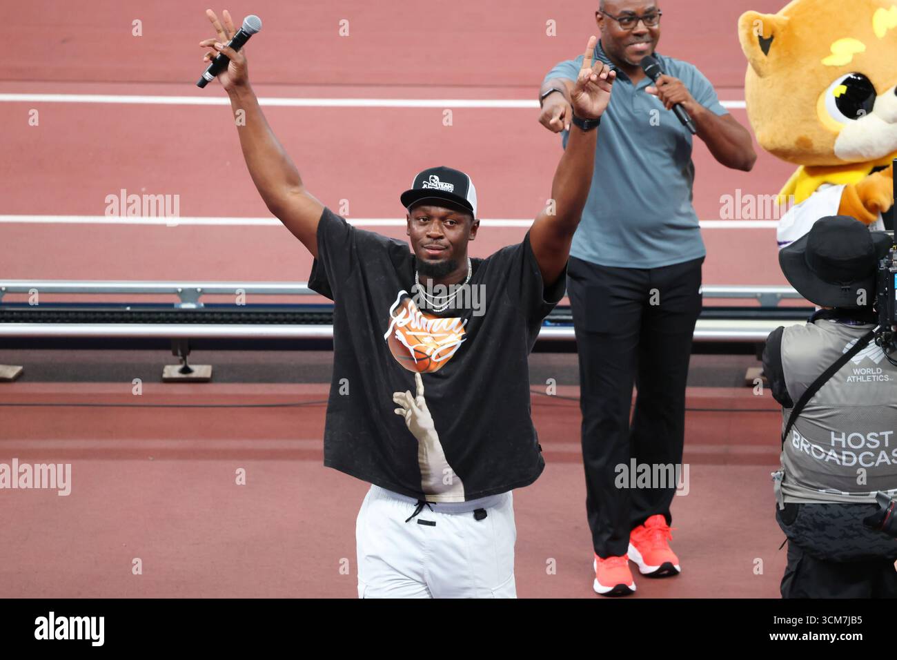 Usain Bolt, SEPTEMBER 14, 2025 - Athletics : World Athletics Championships Tokyo 2025 at ...